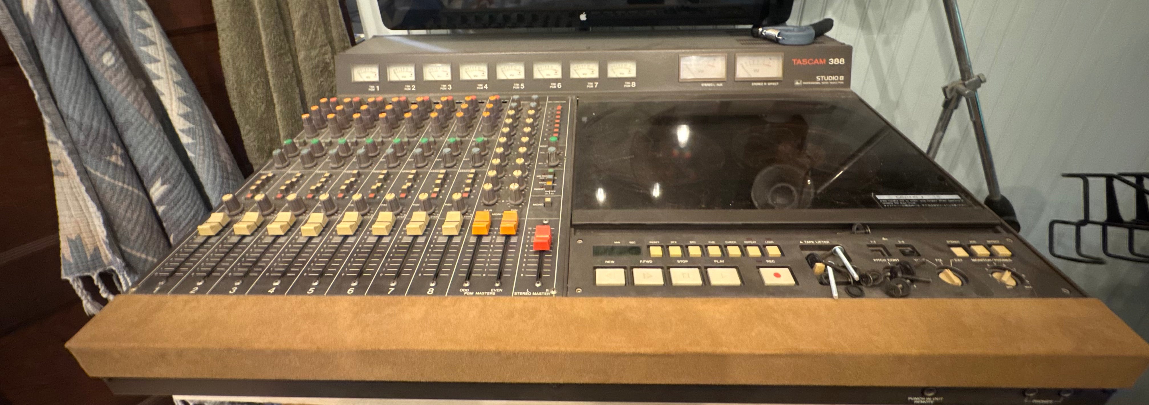 1980's Tascam 388 8-Track 1/4" Analog Tape Machine/Mixer – Byrd Finds