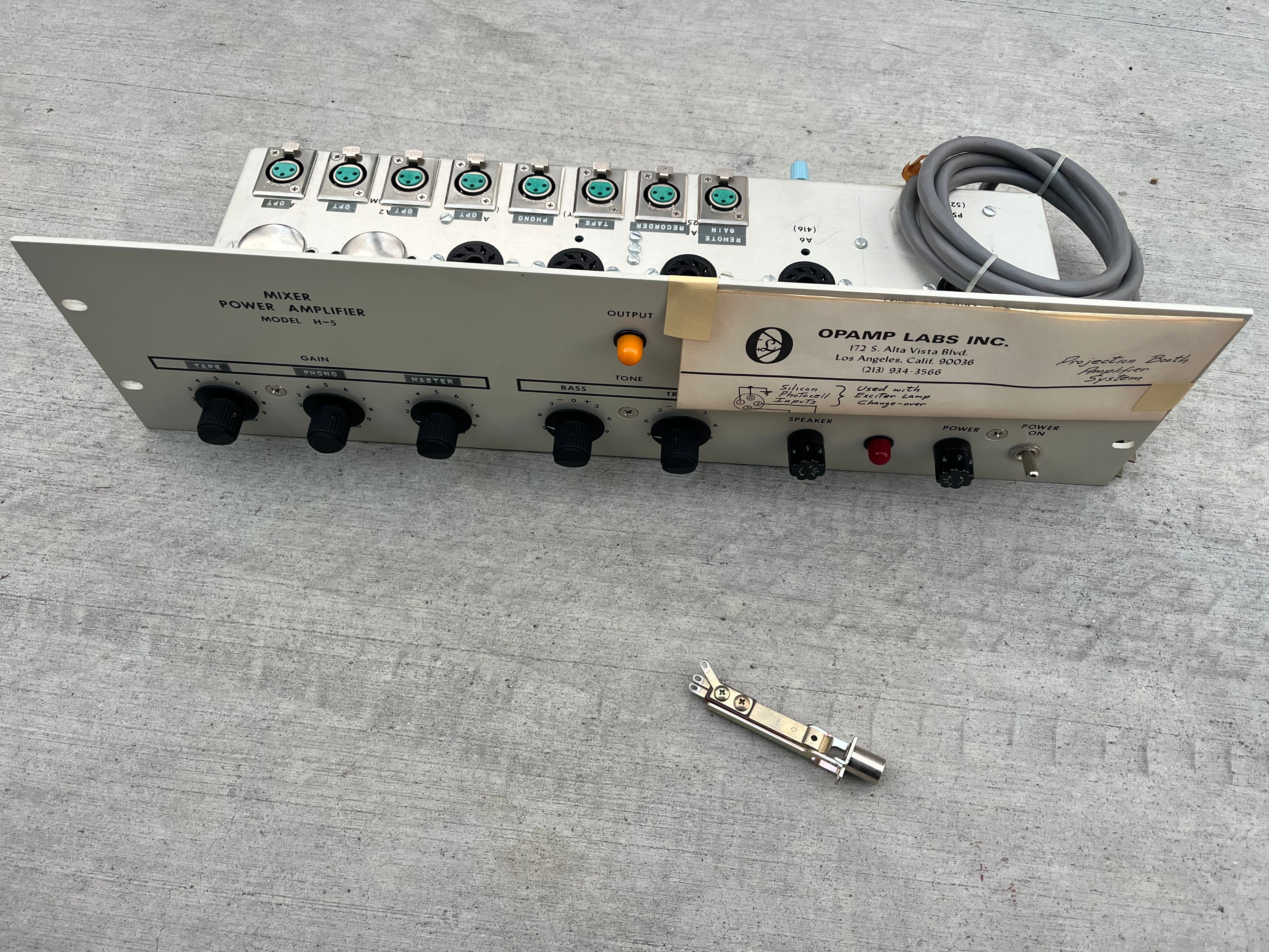 Vintage Opamp Labs Model H-5 Mixer/Power Amp – Byrd Finds